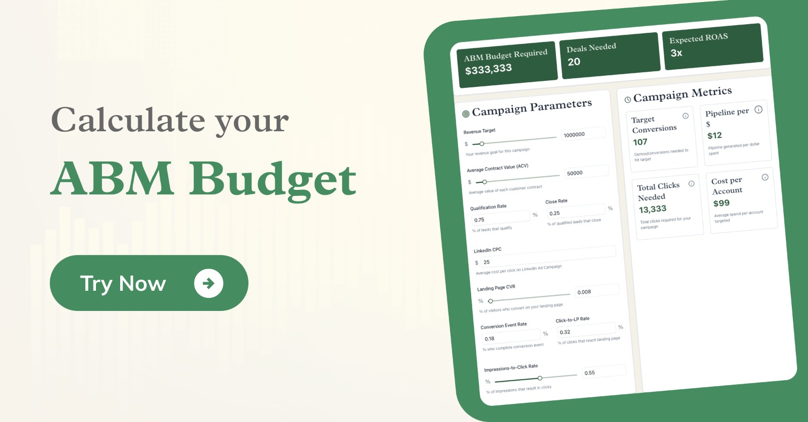 Free Tool - LinkedIn ABM Budget Calculator for B2B Marketers